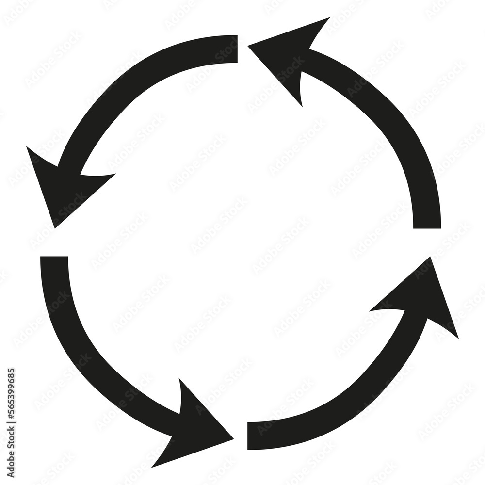 Roundabout Circle Arrow Symbol On Transparent Background Stock roundabout-circle-arrow-symbol-on-transparent-background-stock