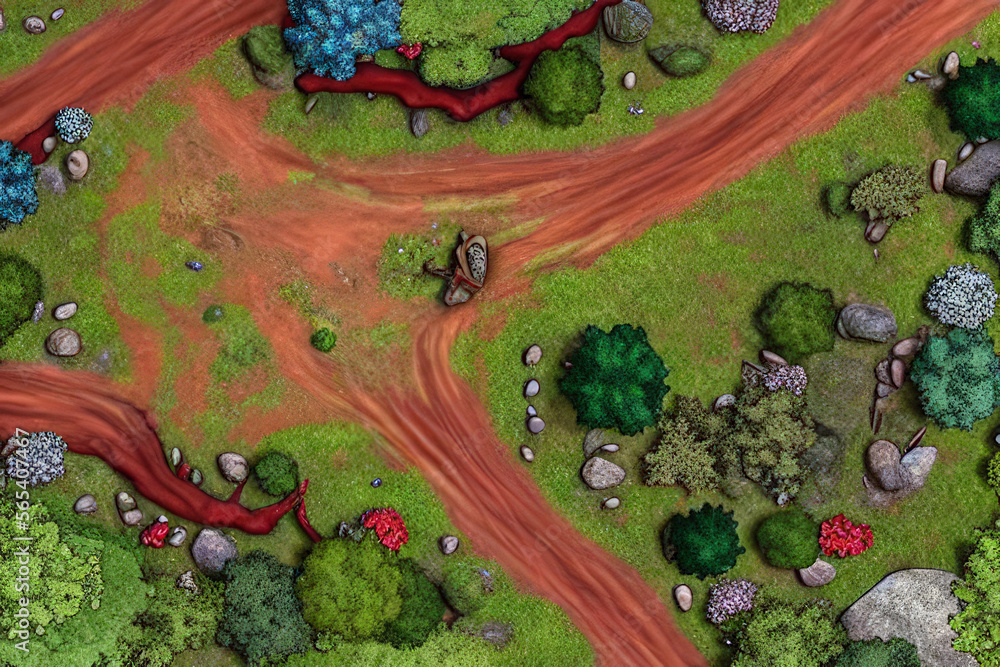 AI Artwork - Encounter Maps for TTRPG, Tabletop Role Playing Games ...