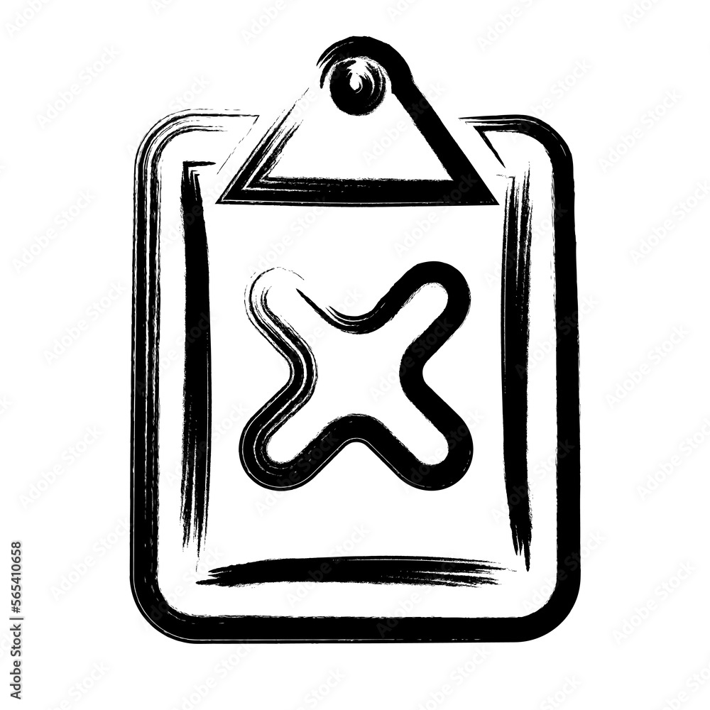 brush stroke hand drawn PNG image with transparent background business ...