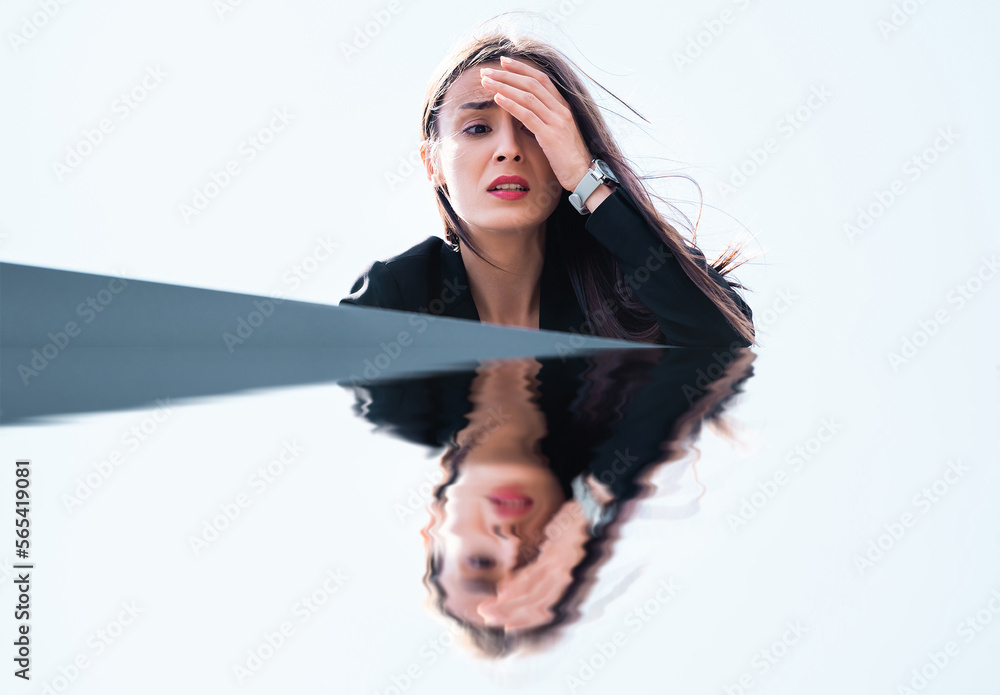 Mirroring in Water Effect Mockup Stock Template | Adobe Stock