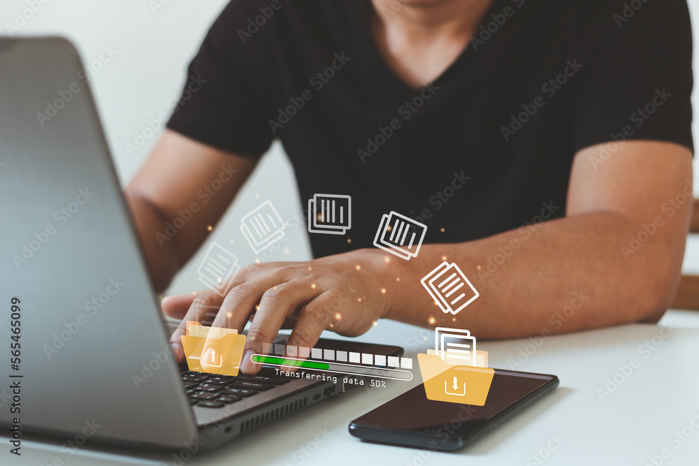 Data transfer, Transfer file of data between folder, Backup data ...