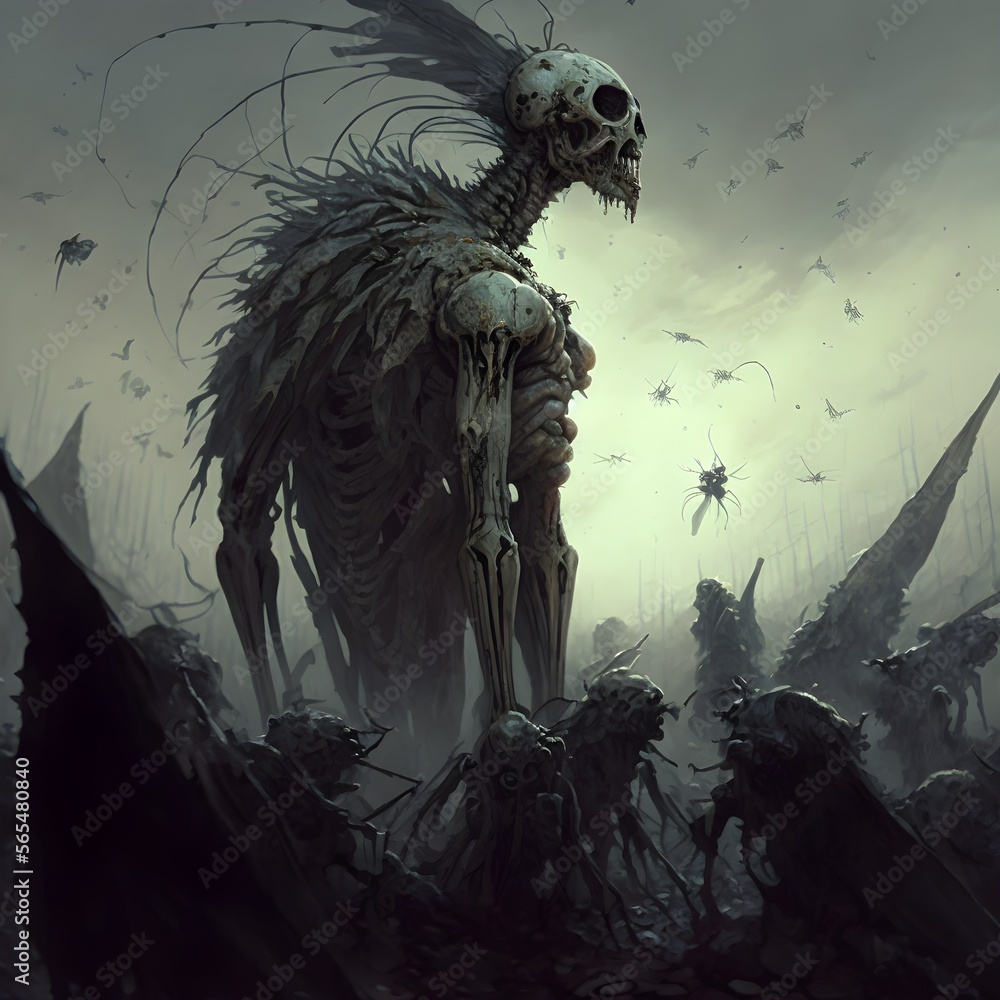 realm of rotting dead human and animal bodies and the fruiting dead ...