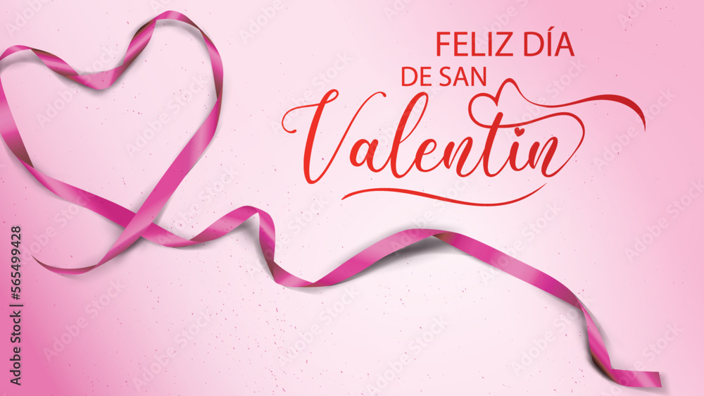 tarjeta o pancarta para desear un feliz Día de San Valentín en rojo con ... tarjeta o pancarta para desear un feliz Día de San Valentín en rojo con ...
