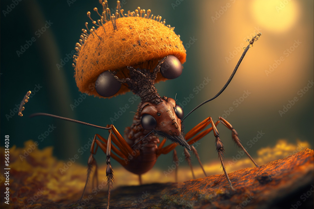 Zombie ant, ant fungus, Ophiocordyceps, Unilateralis, Ophiocordyceps ...