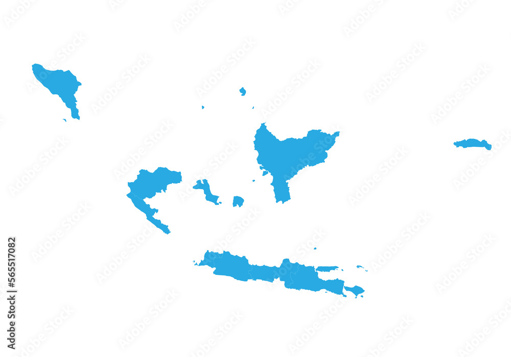 indonesia map. High detailed blue map of indonesia on PNG transparent ...