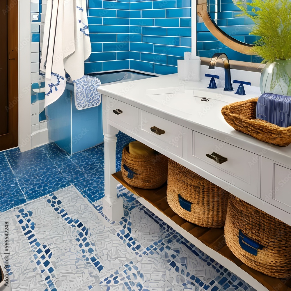 Nautical Themed Bathroom