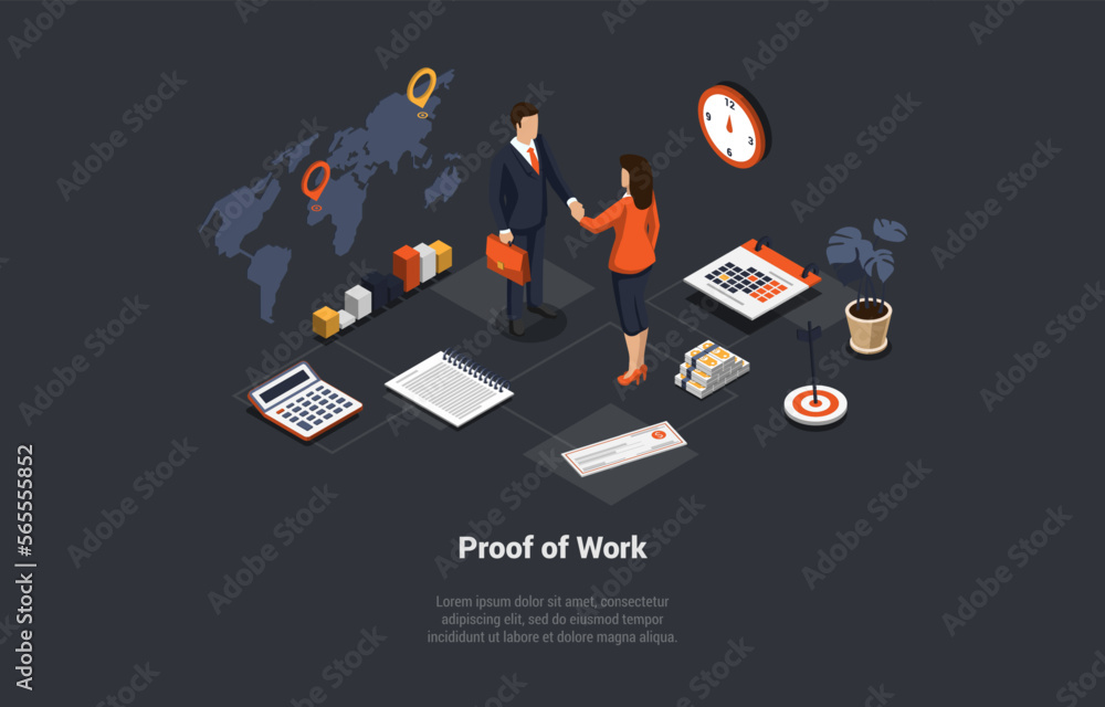 Blockchain Technology Proof Of Work. PoW Systems Offer Shortcut ...