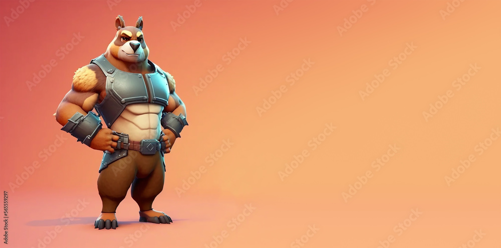 Stylized game character design Stock Illustration | Adobe Stock