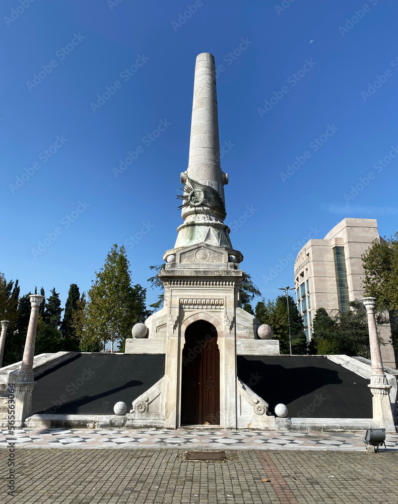 The tombs of Grand Viziers Mahmet Sevket Pasha, Talat Pasha, Mithat ...