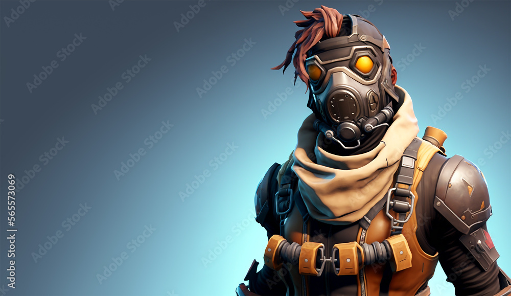 Stylized game character design Stock Illustration | Adobe Stock