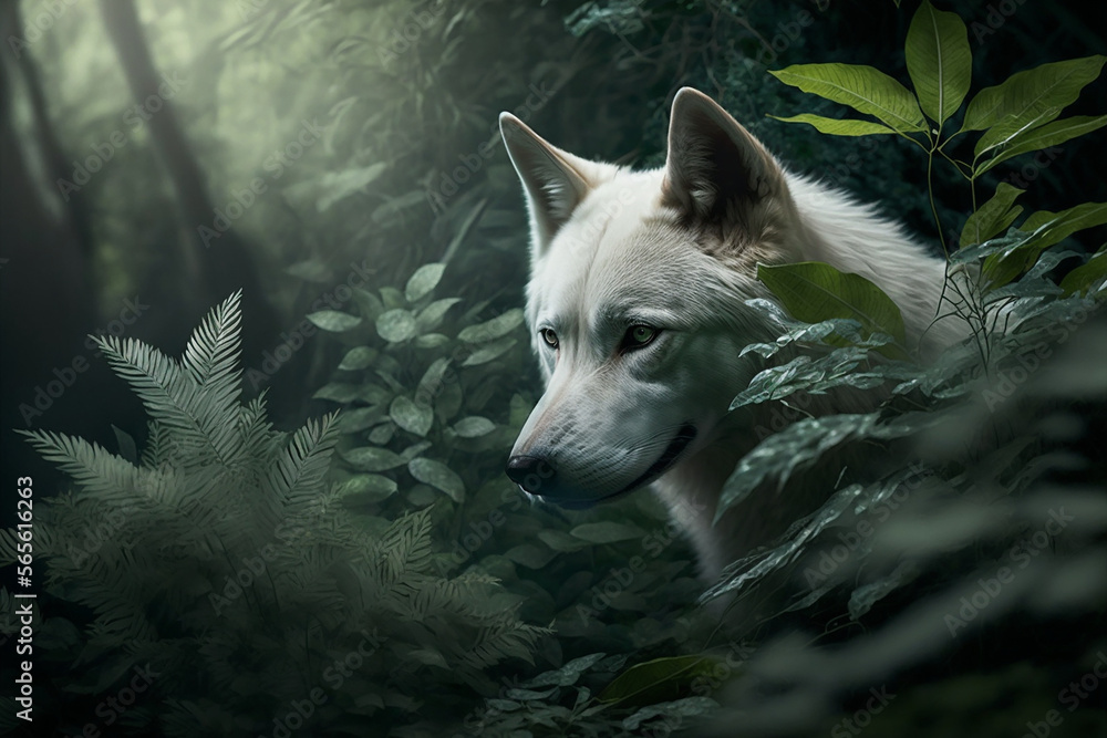 Winter Wolf Forest Wallpaper