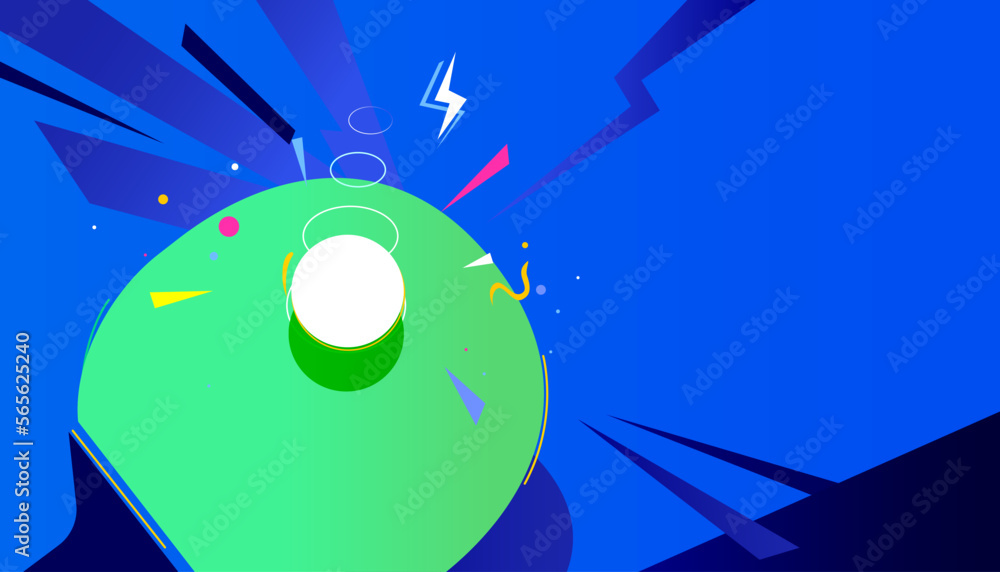 Vector illustration of table tennis abstract background design for ...
