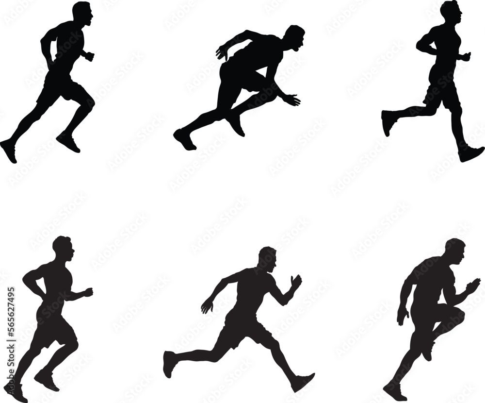 A vector collection of runners for artwork compositions Stock Vector ...
