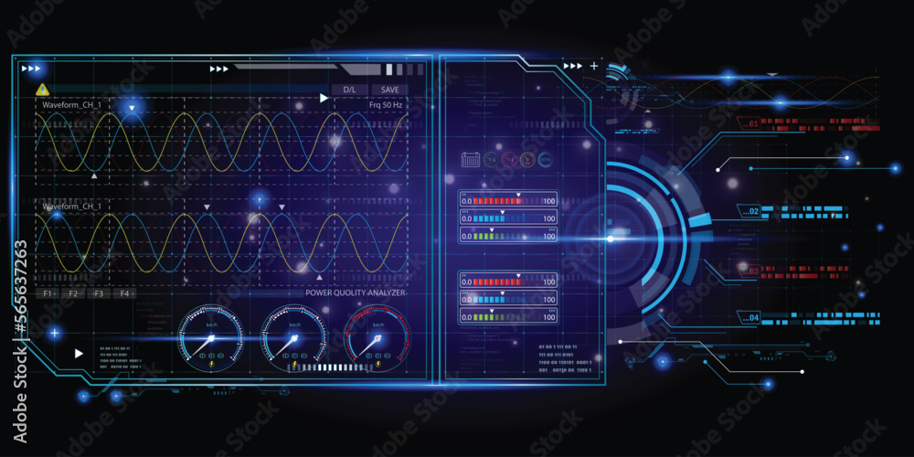 Virtual reality of electricity sine wave Analytic by Artificial ...