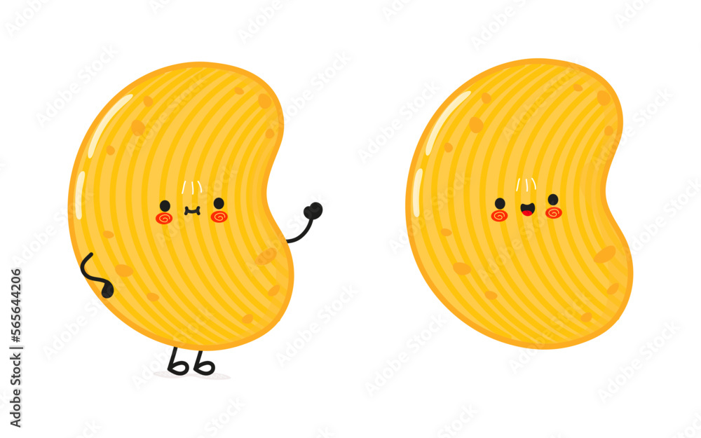 Cute funny chips character. Vector hand drawn cartoon kawaii character ...