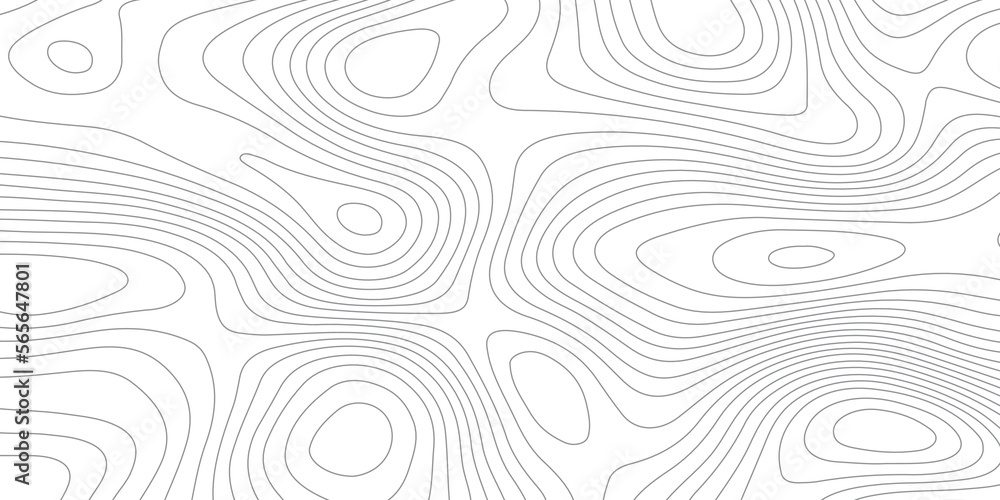 White height of the topographic contour in lines and contours ...