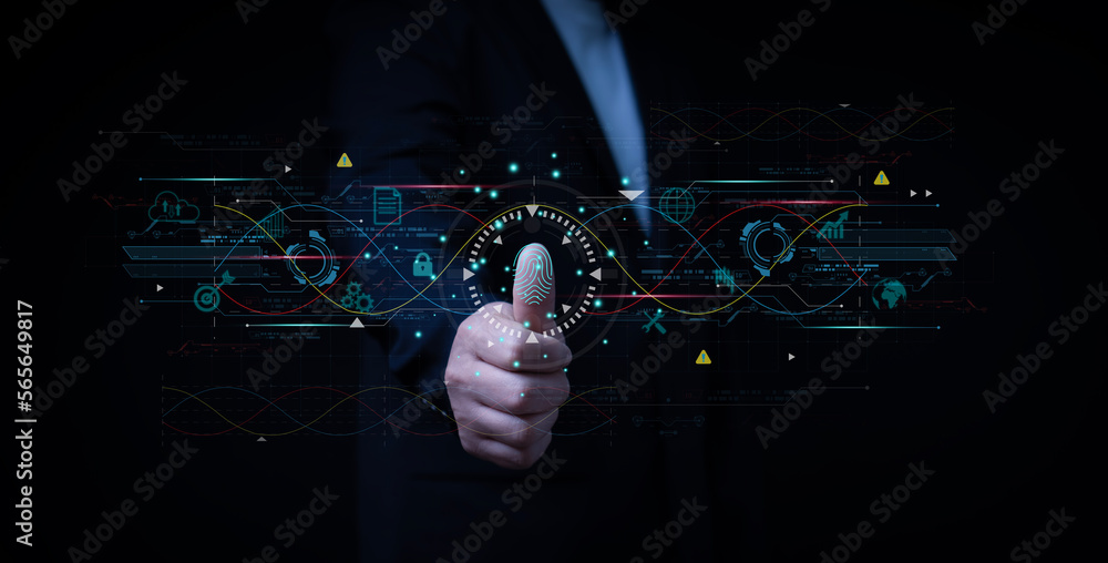 Data Security system Shield Protection Verification with biometric ...