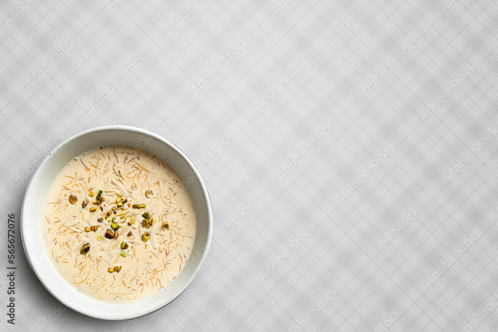 Sheer Khurma is a rich Mughlai vermicelli pudding in a bowl made with ...