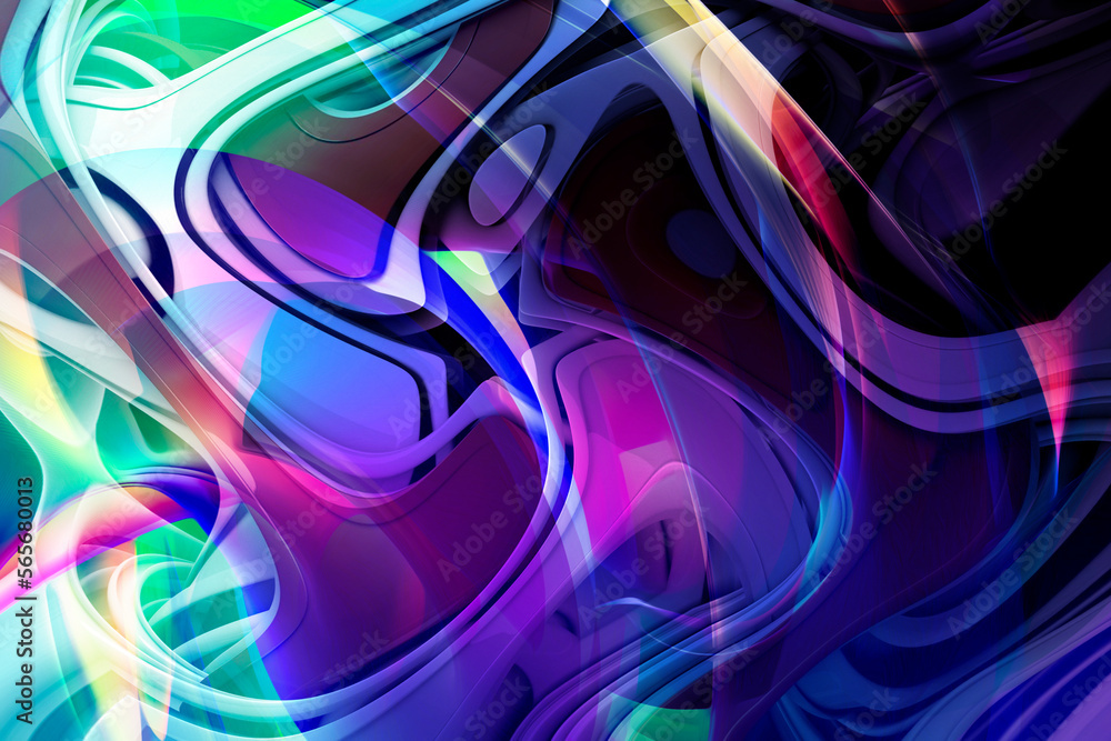 Abstract fluid free distorted dynamic flowing ripple interweave design ...