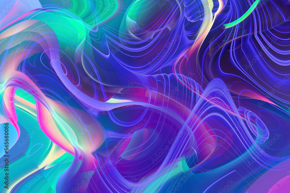 Abstract fluid free distorted dynamic flowing ripple interweave design ...