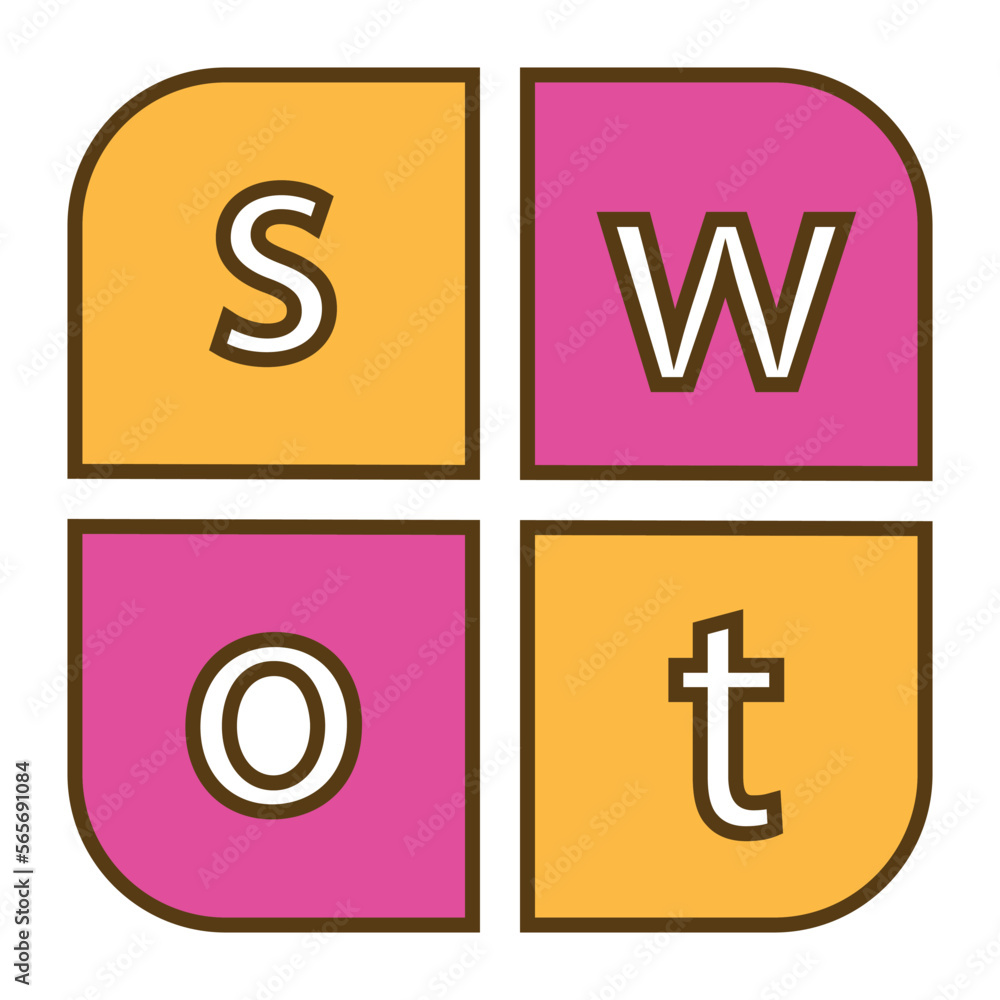 Swot, analysis, strengths icon Stock Vector | Adobe Stock