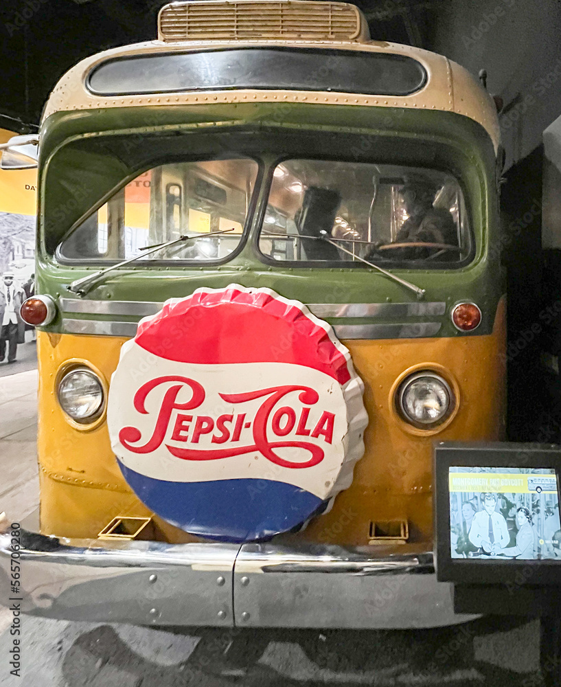 Interior of the National Civil Rights Museum, Lorraine Motel, Memphis ...