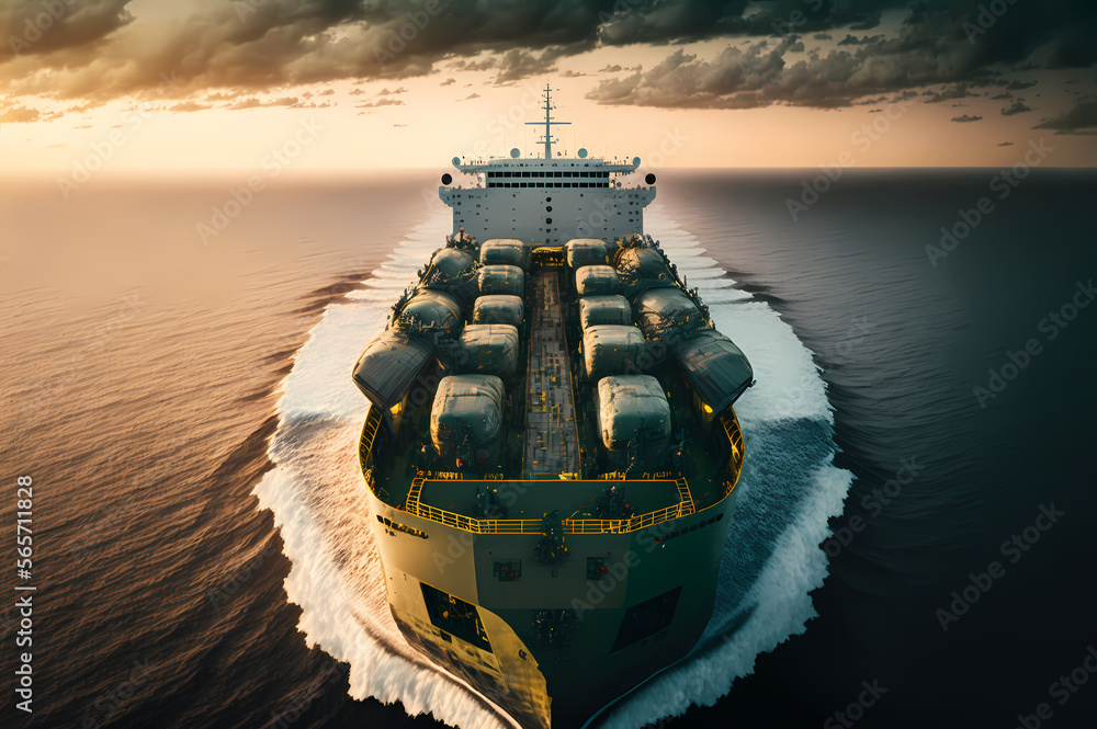 Loading military equipment battle tanks on warship for transportation ...