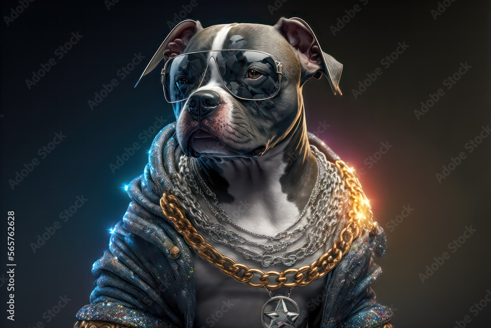 Animal Rapper Abstrakte Illustration Digital Art Hintergrund Background ...