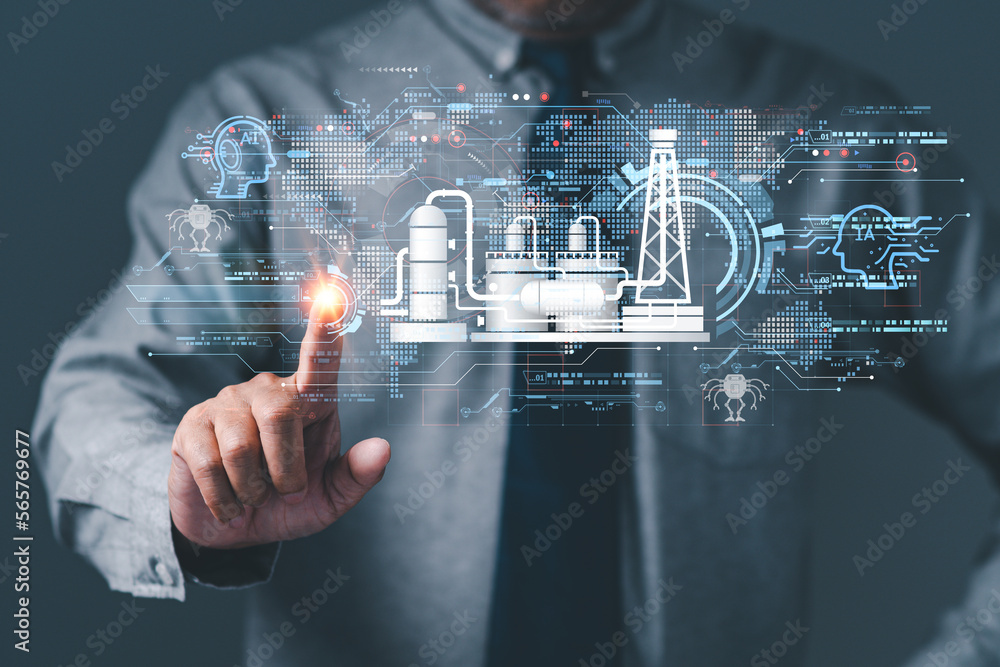 Digital Transformation, Industrial IoT is technology with humans to Upskill Reskill. Ai ...