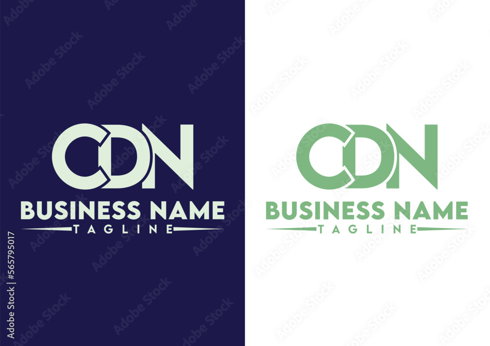 Letter CDN logo design vector template, CDN logo Stock Vector | Adobe Stock