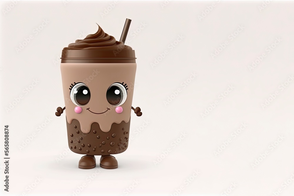 Chocolate Milkshake Cartoon