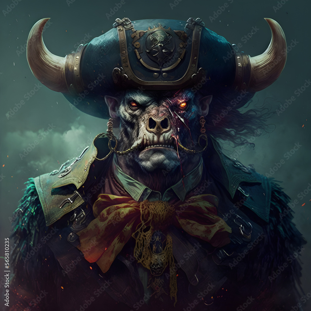 a dangerous and frightening human hybrid buffalo creature that embodies ...