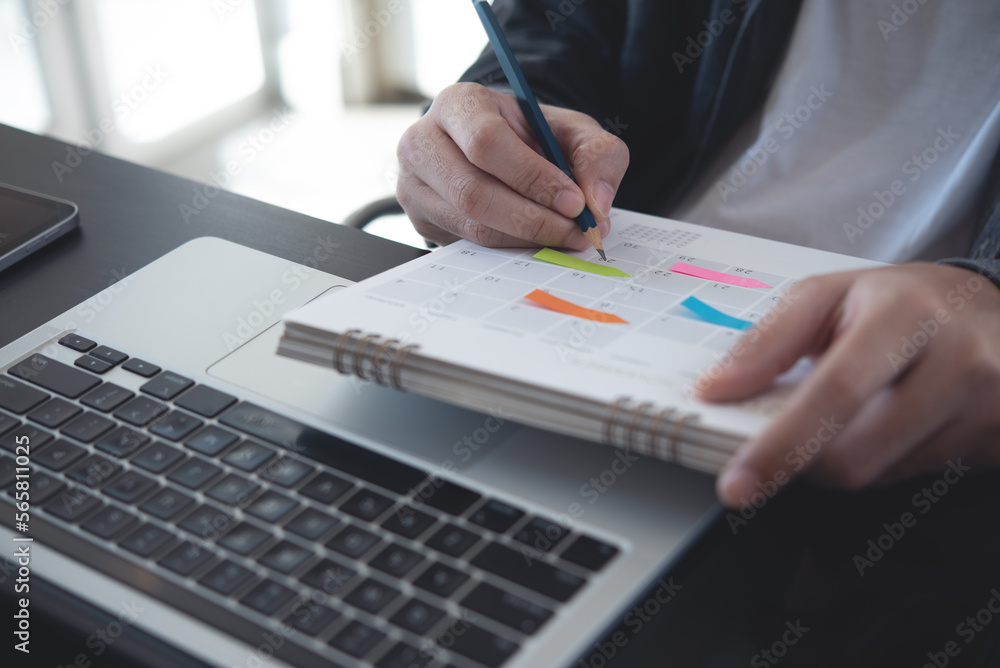 2023 Calendar event planning timetable agenda plan on organize schedule ...