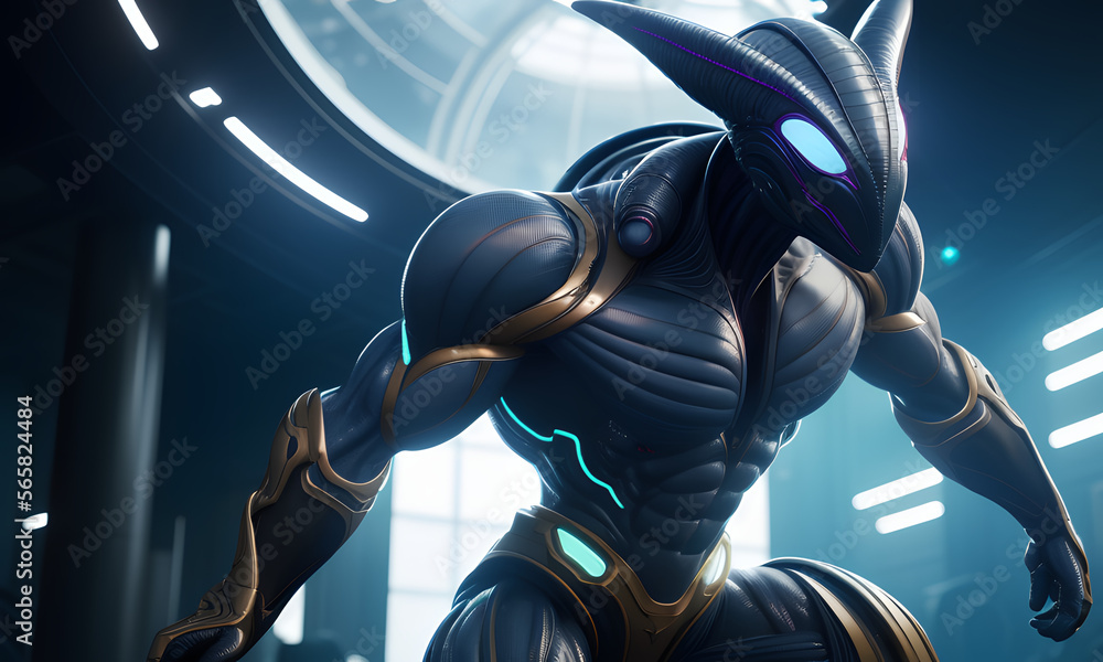 high resolution photography of an alien Character Design full body ...