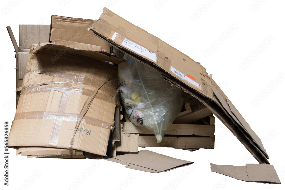 Isolated PNG cutout of trash on a transparent background, ideal for ...