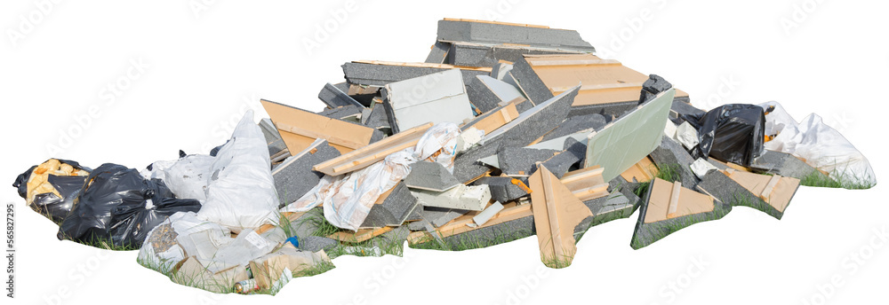 Isolated PNG cutout of trash on a transparent background, ideal for ...