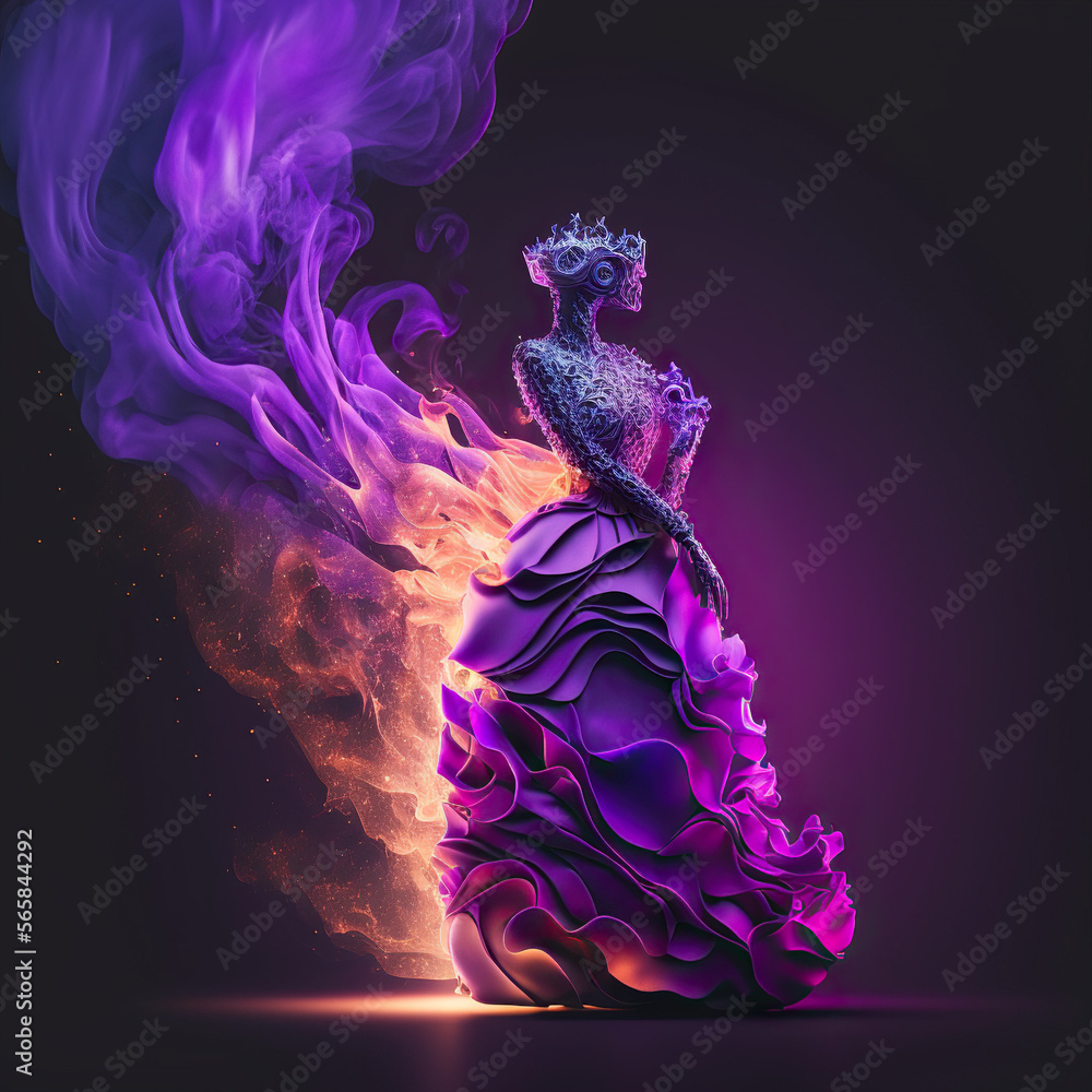Feminist Lighter. A Powerful Symbol of Feminism with a Violet Flame ...