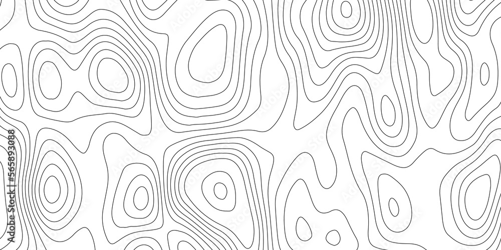 Topographic contour map. Vector cartography illustration. Topography ...