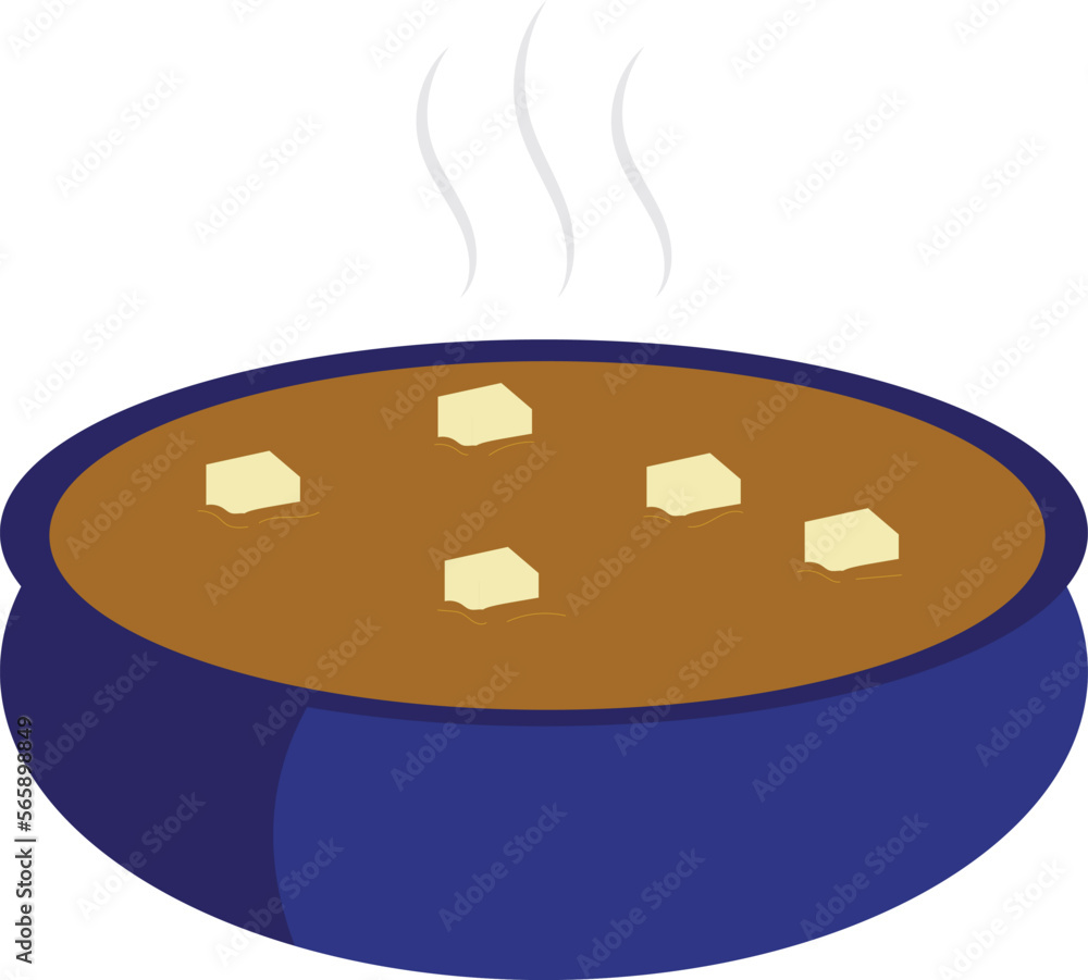 Hand drawn asian cuisine food illustration, somusa, bangladesh, indain ...