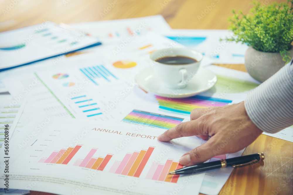 Excel stat spreadsheet business analytics graph statistic with graph ...