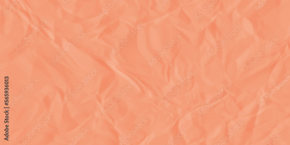 Orange crumpled paper texture background. A crumpled sheet of brown ...