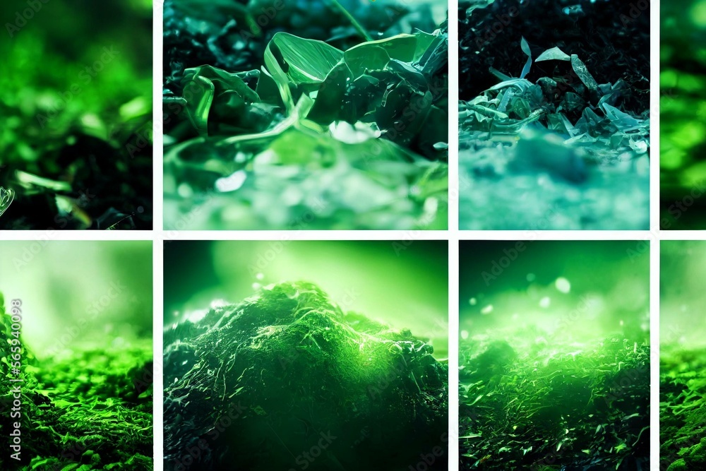 Waste segregation and recycling infographic. Generative AI Stock ...