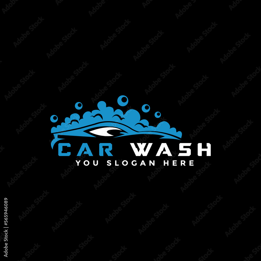 Car wash logo design vector template, Car Wash Logo, Cleaning Car, Wash ...