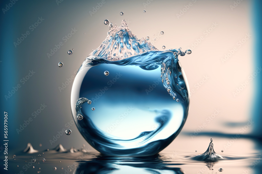 World with Water For World Day for Water Created with Generative AI ...