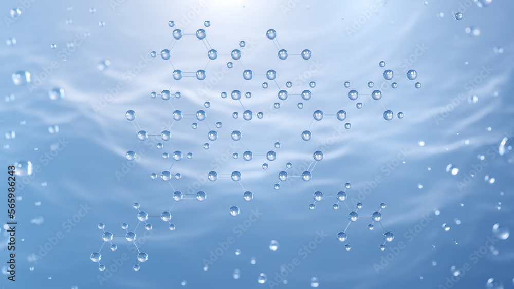 gadopiclenol molecular structure, 3d model molecule, contrast agent ...