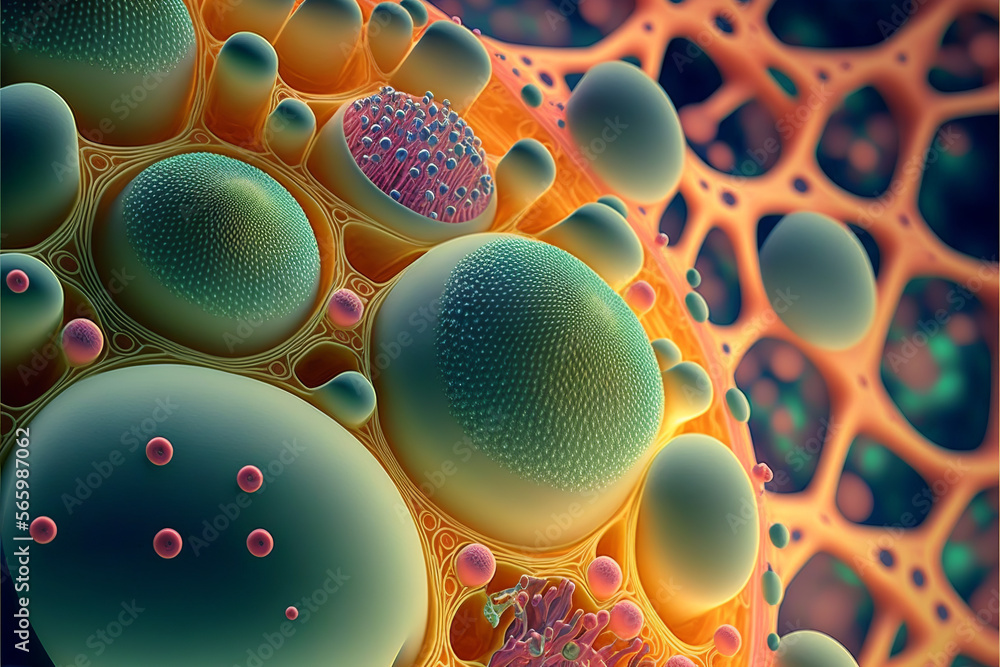 science, cell, light, cells, bacteria, virus, illustration, medical ...