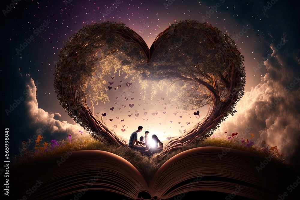 For use as wallpaper for parties and celebrations, a scene from a ...