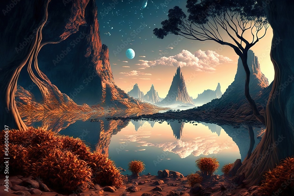 Fantasy Water Landscape