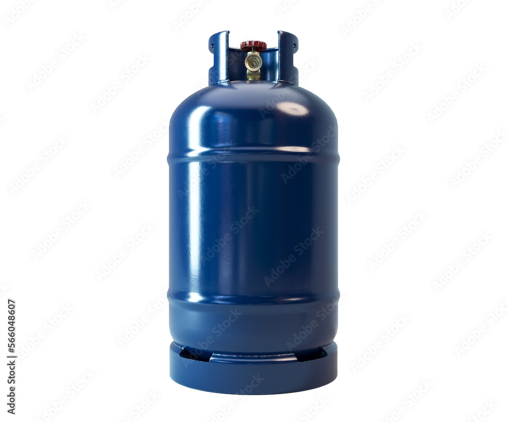 Blue Gas Cylinder Stock Illustration | Adobe Stock