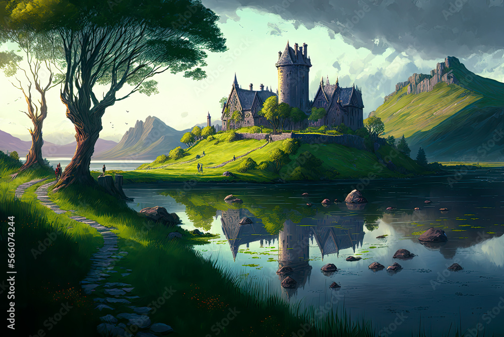 Irish Landscape Castles